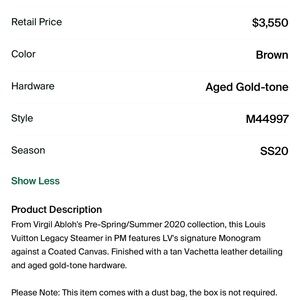 Louis Vuitton | Bags | Louis Vuitton Steamer Pm Monogram Bag | Poshmark